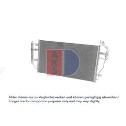 AKS DASIS Kondensator, Klimaanlage 072063n f&uuml;r NISSAN