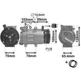 Van Wezel Kompressor, Klimaanlage *** IR PLUS 1800k392 f&uuml;r Ford