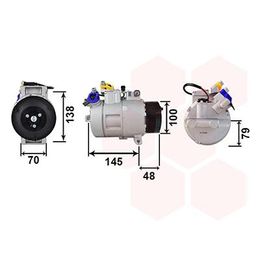 Van Wezel Kompressor, Klimaanlage 0600k328 f&uuml;r BMW