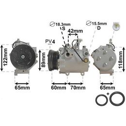 Van Wezel Kompressor, Klimaanlage 5200k125 f&uuml;r Suzuki