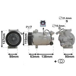 Van Wezel Kompressor, Klimaanlage 4300k491 f&uuml;r RENAULT