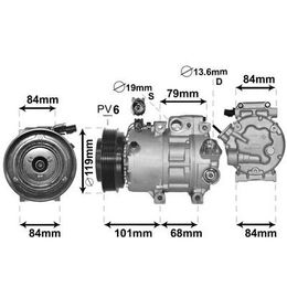 Van Wezel Kompressor, Klimaanlage 8200k374 f&uuml;r HYUNDAI