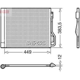DENSO Kondensator, Klimaanlage dcn16002 f&uuml;r SMART