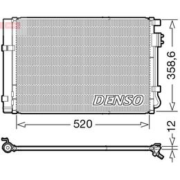 DENSO Kondensator, Klimaanlage dcn41011 f&uuml;r HYUNDAI
