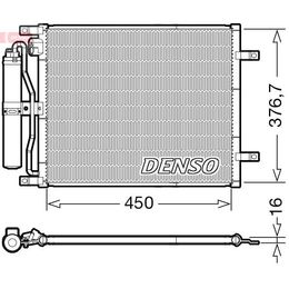 DENSO Kondensator, Klimaanlage dcn46029 f&uuml;r NISSAN