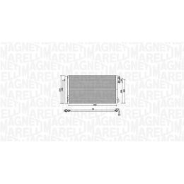 MAGNETI MARELLI Kondensator, Klimaanlage 350203752000 f&uuml;r BMW
