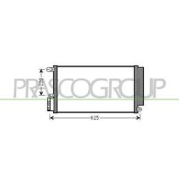 PRASCO Kondensator, Klimaanlage aa210c001 f&uuml;r ALFA ROMEO Fiat