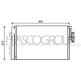 PRASCO Kondensator, Klimaanlage bm804c003 f&uuml;r BMW