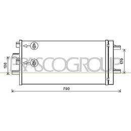 PRASCO Kondensator, Klimaanlage mn312c001 f&uuml;r MINI
