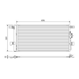 Valeo Kondensator, Klimaanlage 822648 f&uuml;r Audi