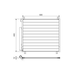 Valeo Kondensator, Klimaanlage 822655 f&uuml;r Suzuki