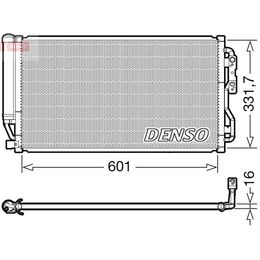 DENSO Kondensator, Klimaanlage dcn05035 f&uuml;r BMW