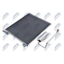 NTY Kondensator, Klimaanlage ccspl001 f&uuml;r CADILLAC