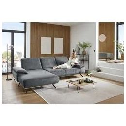 Ecksofa DIE PLANBAR "ZE-EM18063, Breite 322 cm", cyber anthrazit, B:322cm H:89cm T:187cm, 100% Recyceltes Polyester, Sofas, Ecksofa, wahlweise mit Sitztiefen- und Armteilverstellung