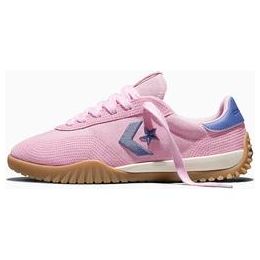 Sneaker Converse "RUN STAR TRAINER STITCHED SUEDE", Herren, Gr. 37,5, new found bloom, pink, indigo storm, Leder, Schuhe Sneaker