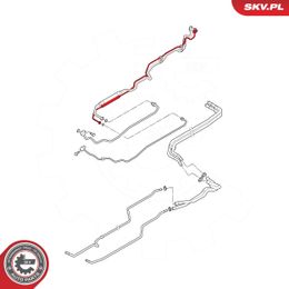 ESEN SKV Hochdruck-/Niederdruckleitung, Klimaanlage 54skv701 f&uuml;r VW