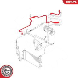 ESEN SKV Hochdruck-/Niederdruckleitung, Klimaanlage 54skv706 f&uuml;r VAG