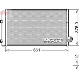 DENSO Kondensator, Klimaanlage dcn05106 f&uuml;r BMW