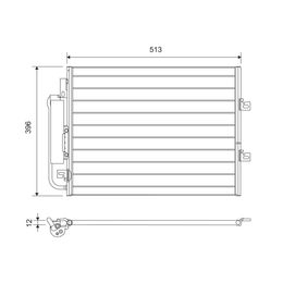 Valeo Kondensator, Klimaanlage 814061 f&uuml;r RENAULT