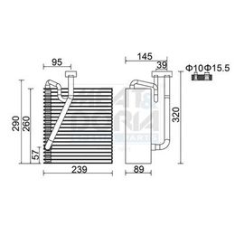 MEAT & DORIA MEAT & DORIA Verdampfer, Klimaanlage 997035 f&uuml;r DODGE CHRYSLER