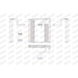 WALKER Verdampfer, Klimaanlage wev00087 f&uuml;r KIA