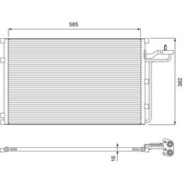 Valeo Kondensator, Klimaanlage 814416 f&uuml;r Volvo