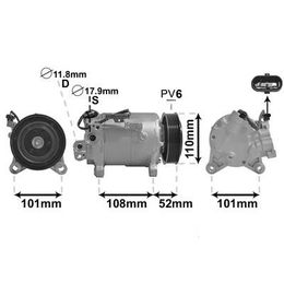 Van Wezel Kompressor, Klimaanlage 0600k566 f&uuml;r BMW