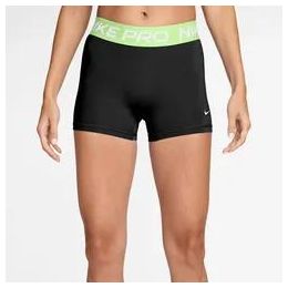 Trainingstights Nike "W NP DF 365 MR 3IN SHORT USM", Damen, Gr. M, N-Gr, schwarz, barely, Obermaterial: 83% Polyester, 17% Elasthan, Hosen, leichtes und geschmeidiges Material, besonders dehnbar