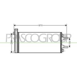 PRASCO Kondensator, Klimaanlage ci954c002 f&uuml;r Fiat Citro&euml;n Peugeot
