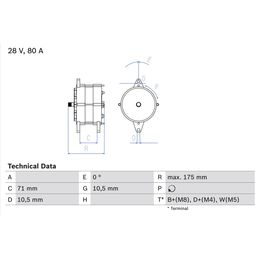 Bosch Generator 0986039340 f&uuml;r Iveco RENAULT