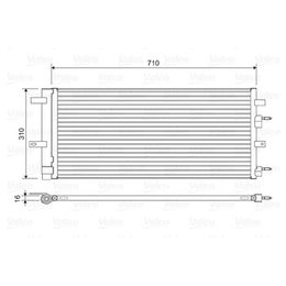 Valeo Kondensator, Klimaanlage 822618 f&uuml;r Ford LINCOLN
