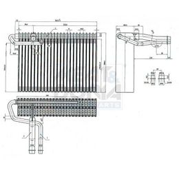 MEAT & DORIA MEAT & DORIA Verdampfer, Klimaanlage 997133 f&uuml;r CITRO&Euml;N/PEUGEOT