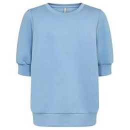 Kurzarmhemd soyaconcept "Soya Concept T-shirt SC-BANU", Herren, Gr. XS, Normalgr&ouml;&szlig;en, 6245 crystal blau, Obermaterial: 48% Modal, 48% Polyester, 4% Elasthan, Hemden
