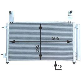 Mahle Kondensator, Klimaanlage ac435000s f&uuml;r DAEWOO