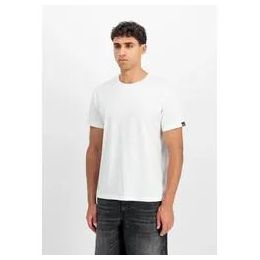 T-Shirt Alpha Industries "DTM Alpha T-Shirt", Damen, Gr. XS, wei&szlig;, Obermaterial: 100% Baumwolle, Shirts T-Shirt