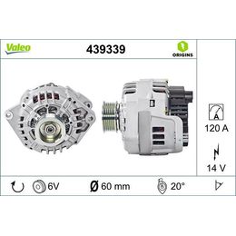 Valeo Generator NEW ORIGINAL PART 439339 f&uuml;r Iveco Peugeot Citro&euml;n