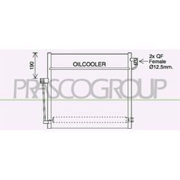 PRASCO Kondensator, Klimaanlage me828c002 f&uuml;r Mercedes