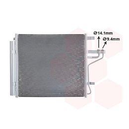 Van Wezel Kondensator, Klimaanlage 83015710 f&uuml;r KIA