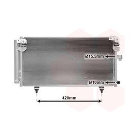 Van Wezel Kondensator, Klimaanlage 51005073 f&uuml;r Subaru