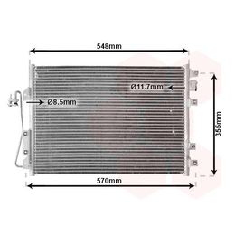 Van Wezel Kondensator, Klimaanlage 43005340 f&uuml;r RENAULT