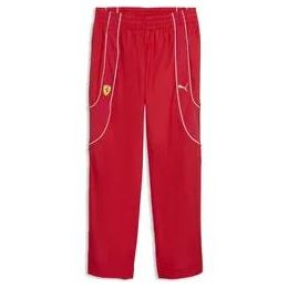 Sporthose Puma "Scuderia Ferrari PumaTECH-X Hose Herren", Herren, Gr. XXL, Normalgr&ouml;&szlig;en, rosso corsa rot, Obermaterial: 100% Polyester. Futter: 100% Polyester. Einsatz: 7% Polyester, 93% Nylon. Seitentasche &ndash; Oben: 100% Polyester, unifarben, relaxed fit, Hosen Sporthose