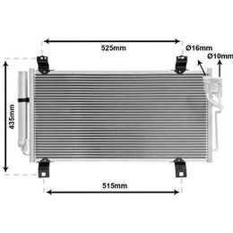 Van Wezel Kondensator, Klimaanlage 27005231 f&uuml;r MAZDA