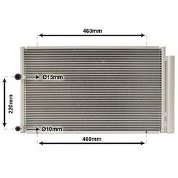 Van Wezel Kondensator, Klimaanlage 53005429 f&uuml;r TOYOTA