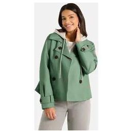 LIEBLINGSST&Uuml;CK Umstandsfleecejacke LIEBLINGSST&Uuml;CK "JeanL", Damen, Gr. 48, 518, garden gr&uuml;n, 60% Baumwolle, 40% Polyester, normal, ohne Ausschnitt, Jacken, aus Baumwolle
