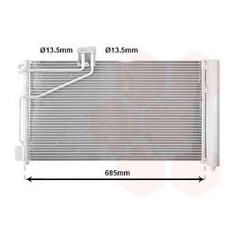 Van Wezel Kondensator, Klimaanlage 30005493 f&uuml;r Mercedes