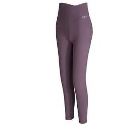Leggings YEAZ "Leggings OBSESSED", Damen, Gr. S, US, braun, Obermaterial: 87% Nylon NY. 13% Elasthan EL., Hosen Leggings