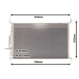 Van Wezel Kondensator, Klimaanlage 03005301 f&uuml;r Audi