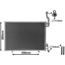 Van Wezel Kondensator, Klimaanlage 18005444 f&uuml;r Ford