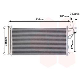 Van Wezel Kondensator, Klimaanlage 82005184 f&uuml;r HYUNDAI
