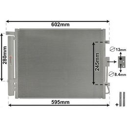 Van Wezel Kondensator, Klimaanlage 83005150 f&uuml;r KIA